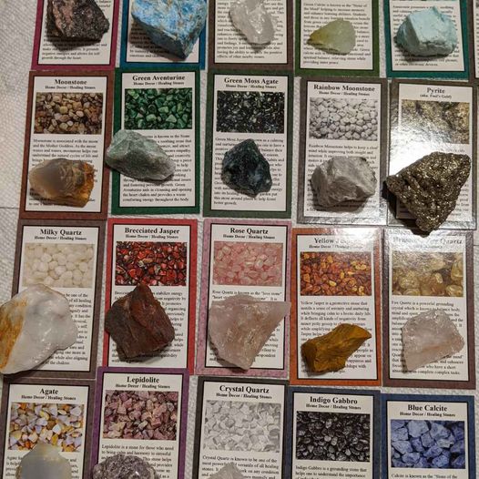 Raw Stones with Identification Card – Stelliott Design Company